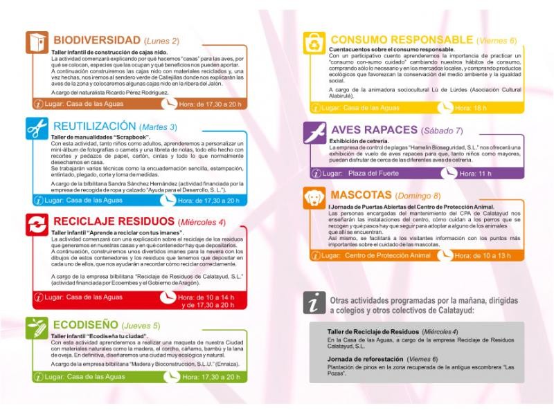 vi semana del medio ambiente - viernes, consumo responsable-