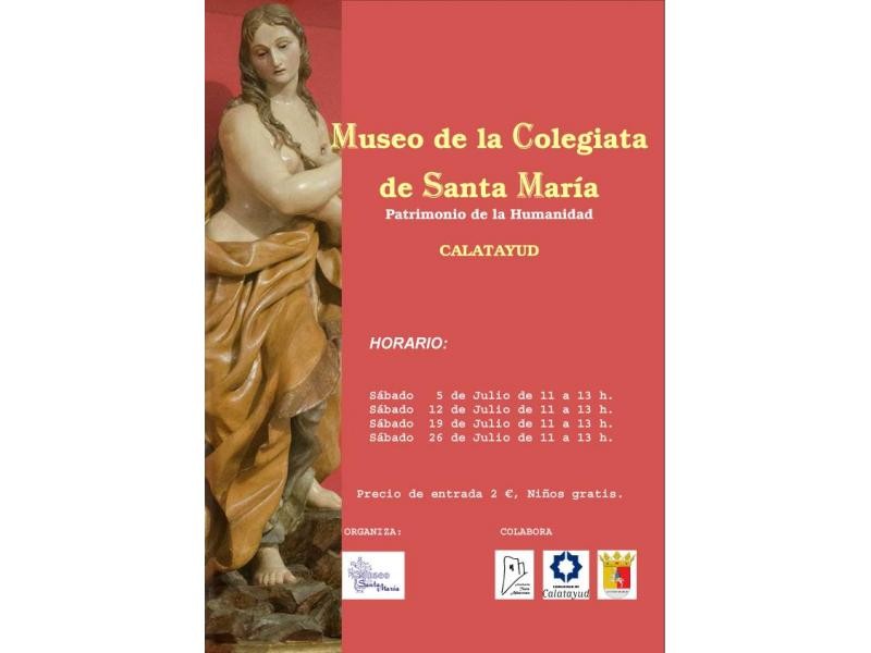 museo de la colegiata de santa maria de calatayud. mes de julio