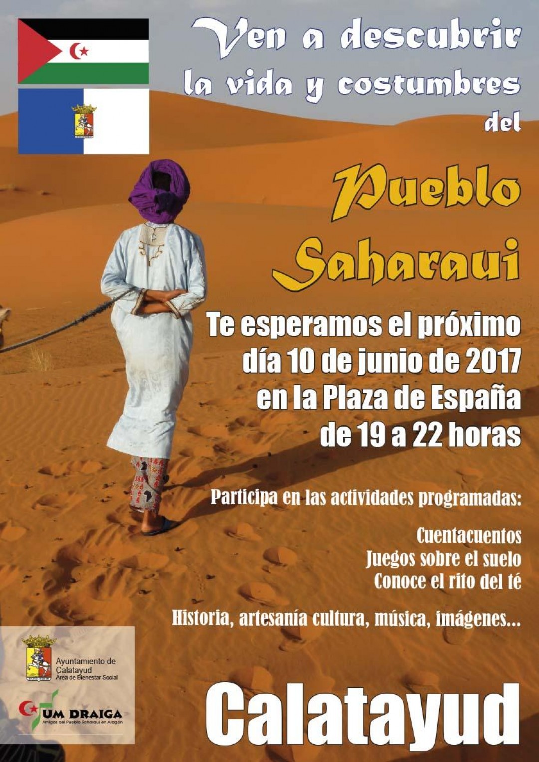 una jornada para conocer la vida y costumbres del pueblo saharaui