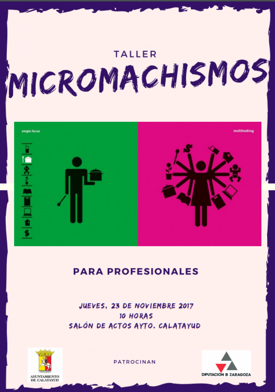 un taller para profesionales analizará mañana los micromachismos