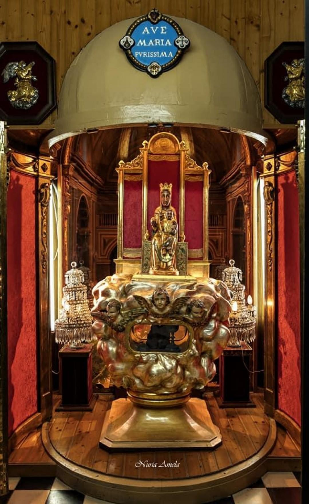 la virgen de la peña vuelve este domingo a su santuario