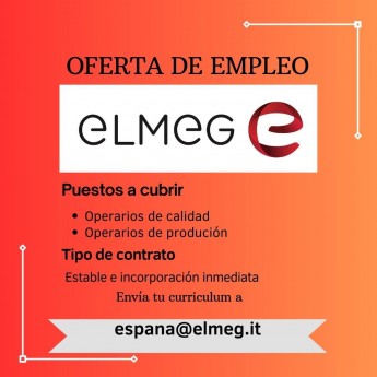 elmeg busca operarios de calidad y producción para su fábrica en la ...